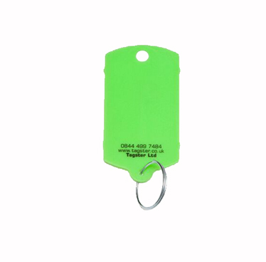 Key Ring Tags - Plain unprinted 200 boxed key tags plus pens - Tagster Ltd