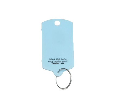 Key Ring Tags - Plain unprinted key tags plus pens - Tagster Ltd