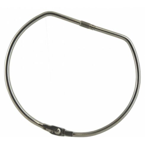 Large threaded D-Shaped jailer/binder ring - 150mm - Tagster Ltd