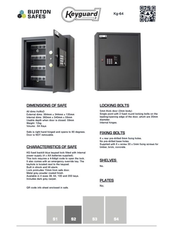 KG64 Key Safe - Tagster Ltd