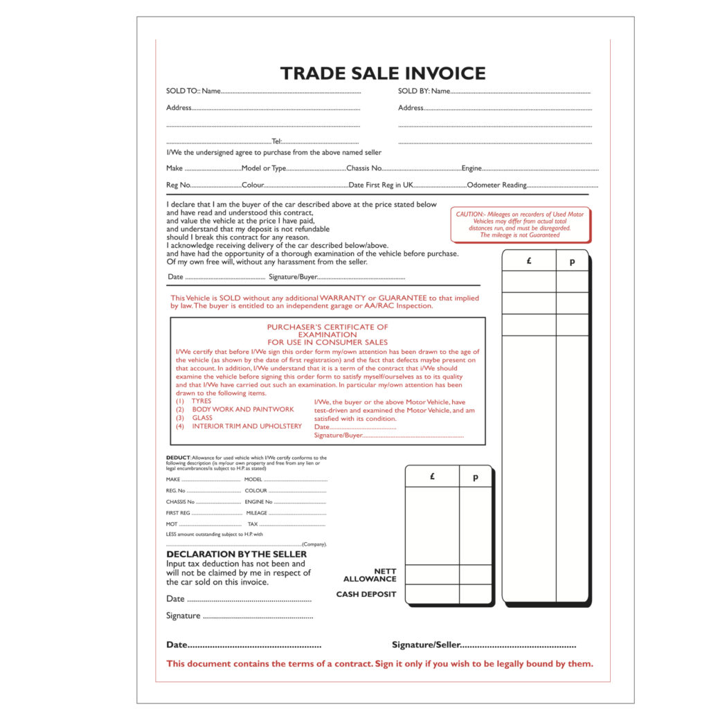 Heavy Duty A4 Job sheet clip board for the motor trade - Tagster Ltd